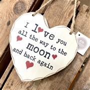 Rustic Wood Love Hanger